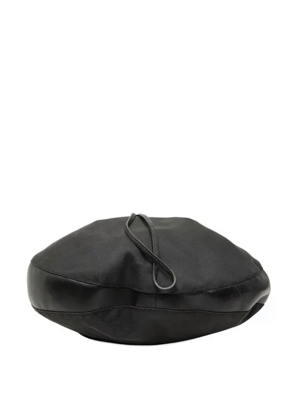 Gucci Canvas Drawstring Hobo Bag
