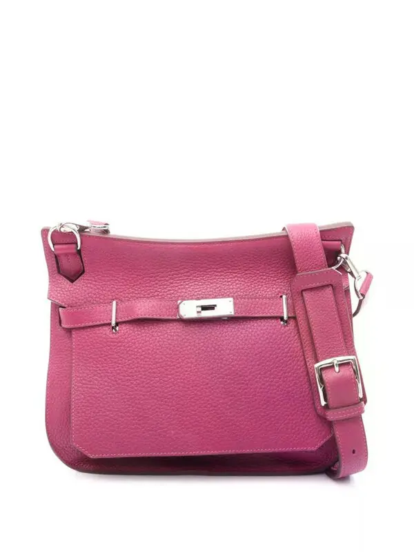 Hermès Clemence Jypsiere 28 Crossbody Bag - Pink