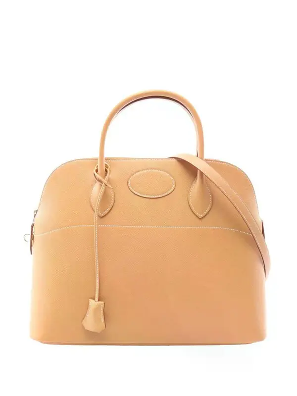 Hermès 1998 Courchevel Bolide 35 Satchel - Neutrals