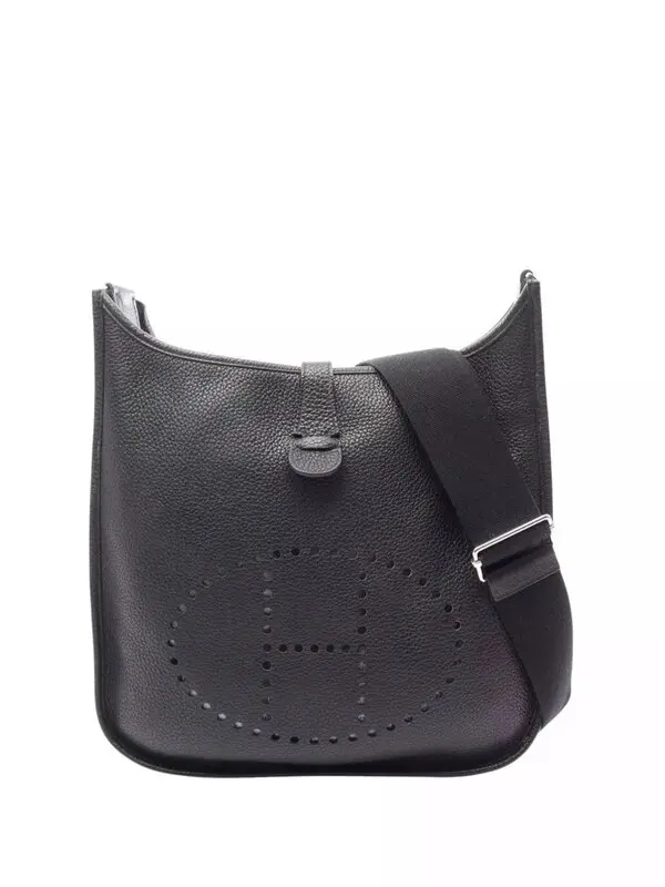 Hermès Clemence Evelyne Iii Gm Bag - Black