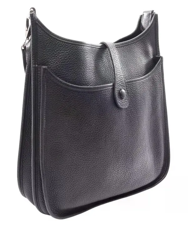 Hermès Clemence Evelyne Iii Gm Bag - Black