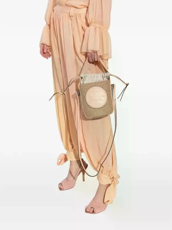 Chloé Small Horse Medal Bucket Bag - Neutrals