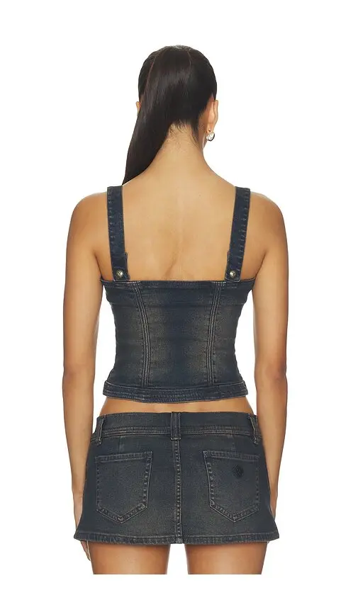 Abrand Denim Denim Bustier