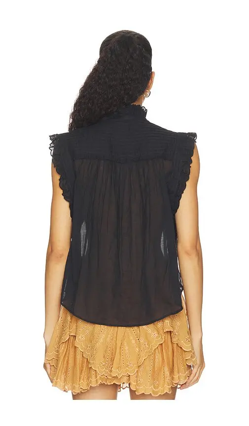 Isabel Marant Étoile Embroidered Trim Top