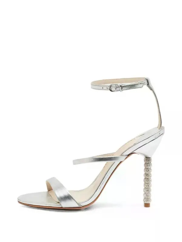 SOPHIA WEBSTER Rosalind Crystal-detail Sandals - Silver