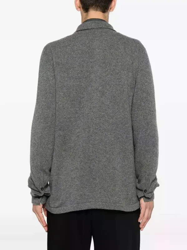 Eleventy Cashmere Button-up Cardigan With Flap Pockets