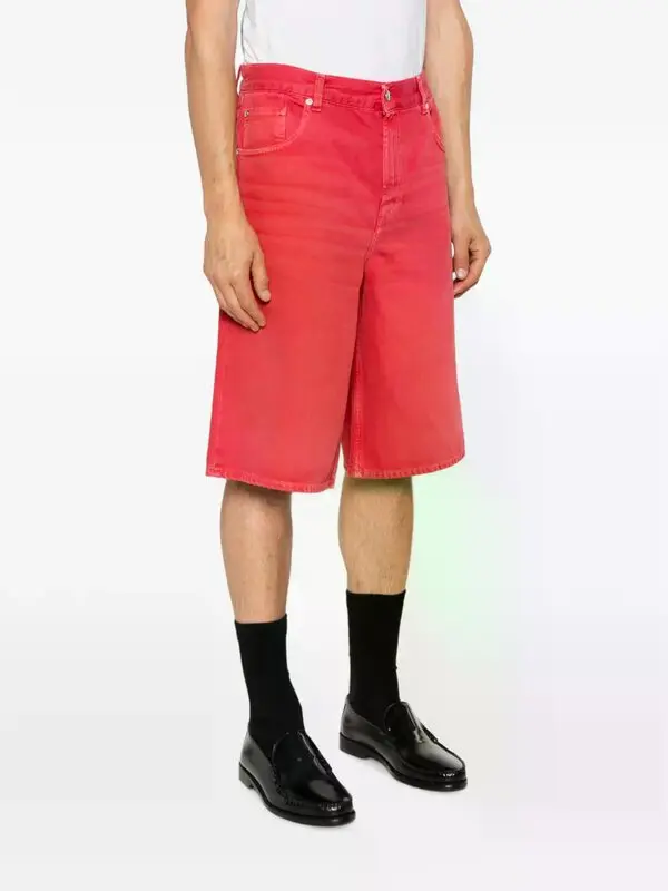 7 For All Mankind Buttoned Denim Shorts