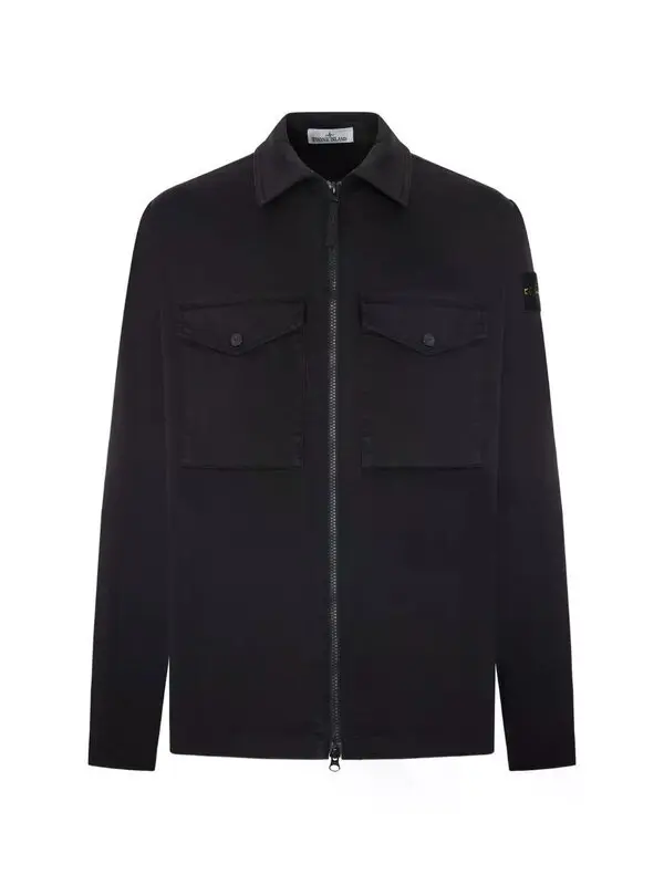 Stone Island Flap-pockets Zip-up Overshirt