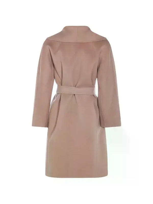 Max Mara Belted Shawl-collar Coat - Neutrals