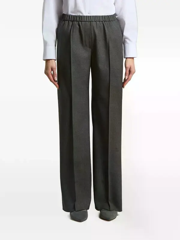 Peserico Wide Leg Elasticated Waistband Trousers