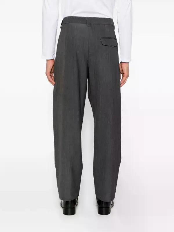 A.p.c. Pleated Straight-leg Trousers