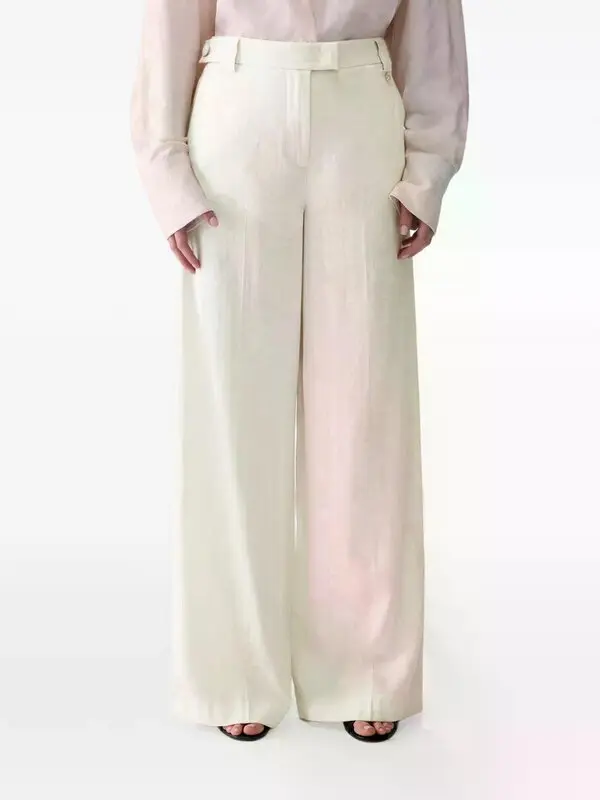 Liu Jo Viscose Blend Wide Leg Trousers