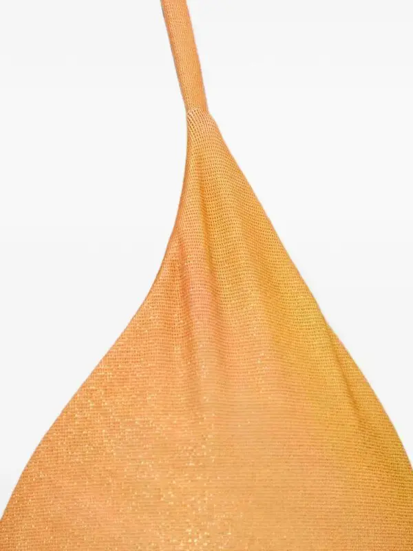 Guess Glitter Effect Triangle Bikini Top