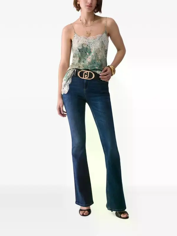 Liu Jo Bootcut Jeans In Stretch Denim