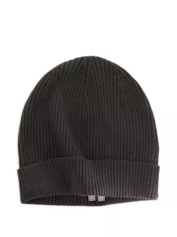 Rick Owens Ribbed-knit Cashmere Beanie Hat - Grey