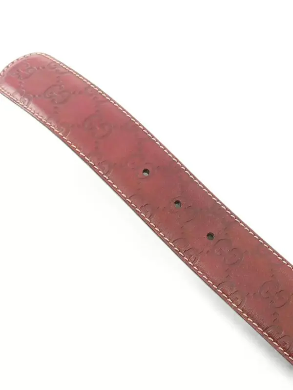 Gucci Interlocking G Logo Leather Belt