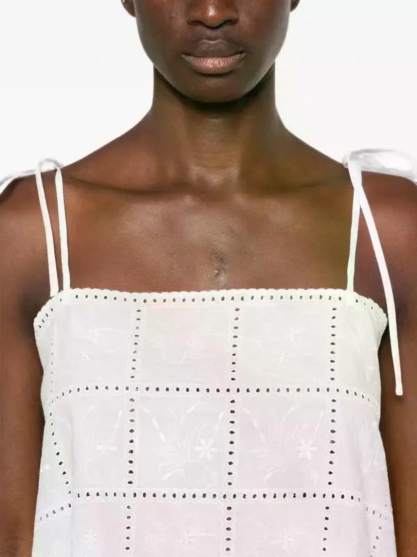 Faithfull The Brand Mora Broderie Anglaise Top