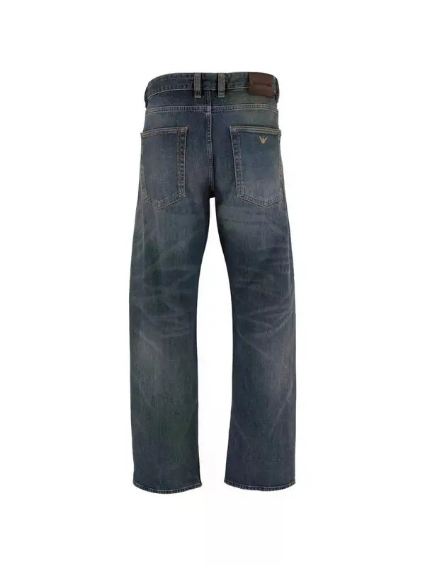Emporio Armani Whiskering Effect Jeans