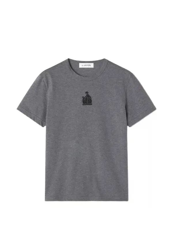 LANVIN Mother And Child Embroidered T-shirt