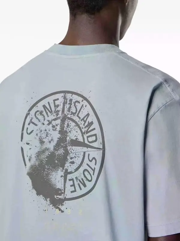 Stone Island Logo-print Crew-neck T-shirt