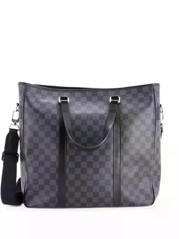 LOUIS VUITTON Tadao Damier Graphite Mm Tote Bag - Black