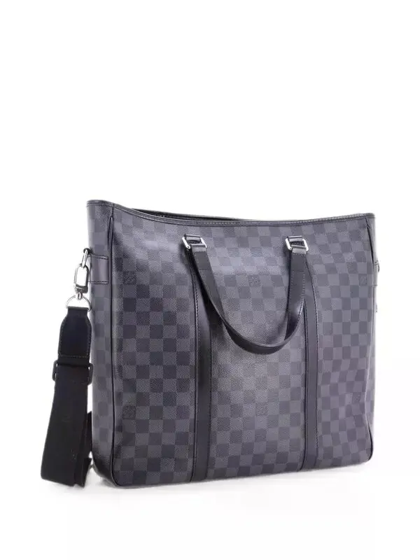 LOUIS VUITTON Damier Graphite Mm Tote Bag - Black