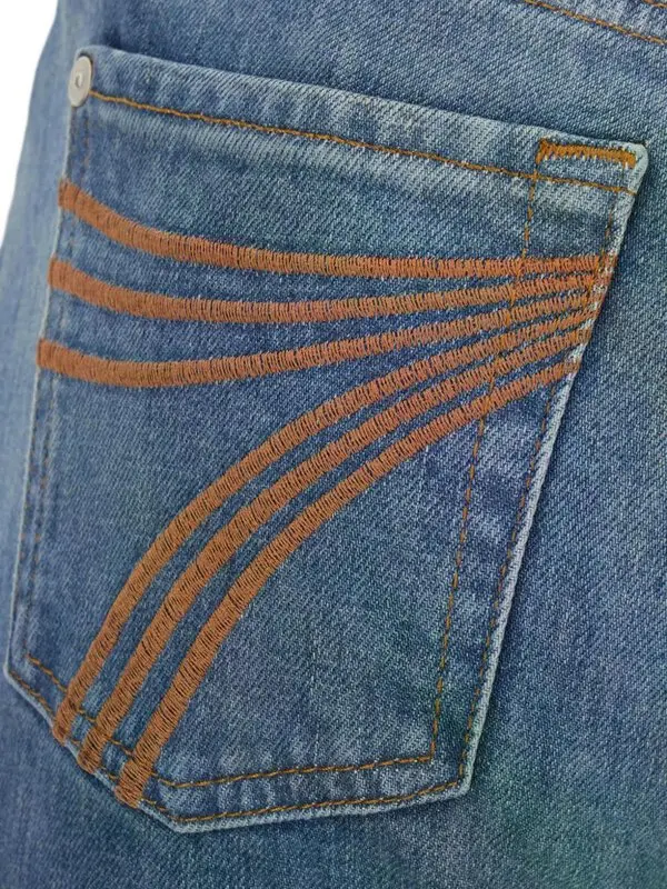 7 For All Mankind Embroidered Bootcut Jeans