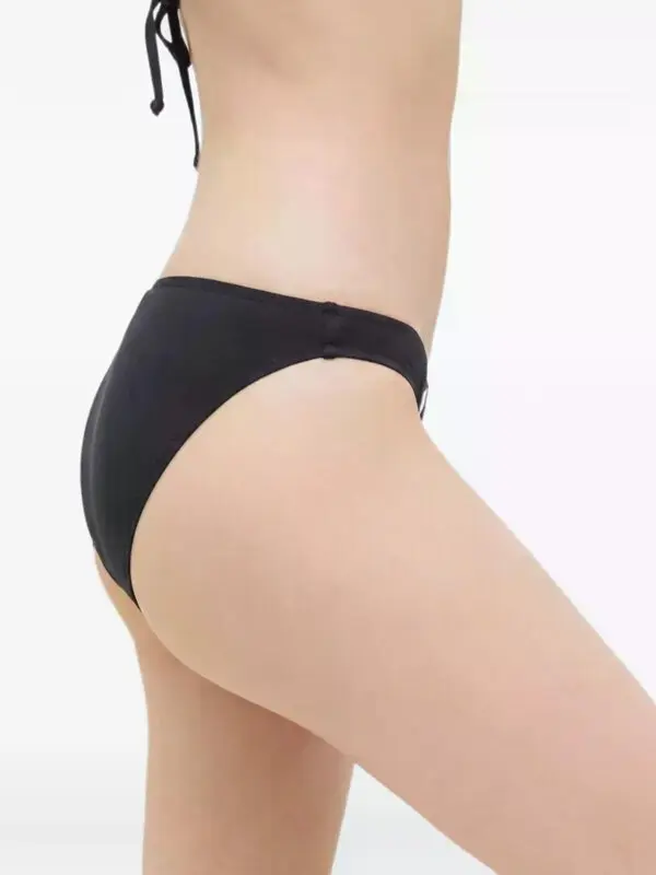 Polo Ralph Lauren Logo Print Bikini Bottoms - Black