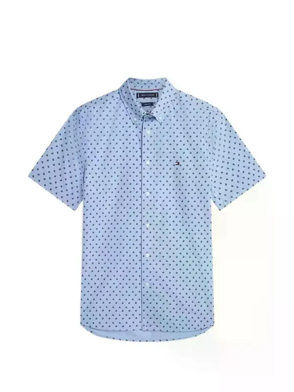 Tommy Hilfiger Flex Poplin Prt Rf Bd S/s