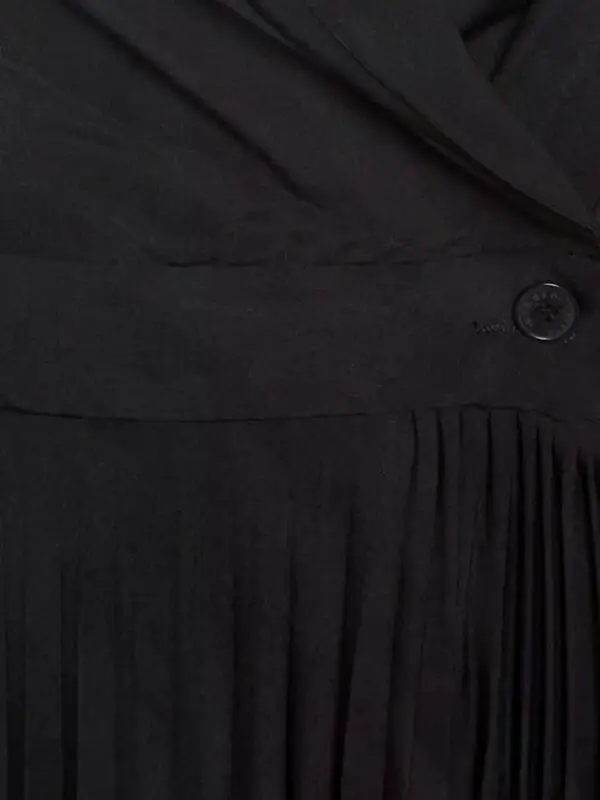 Sandro Pleated Midi Dress