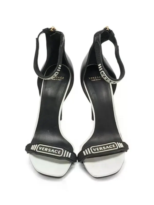 Versace Logo-patch Ankle-strap Sandals