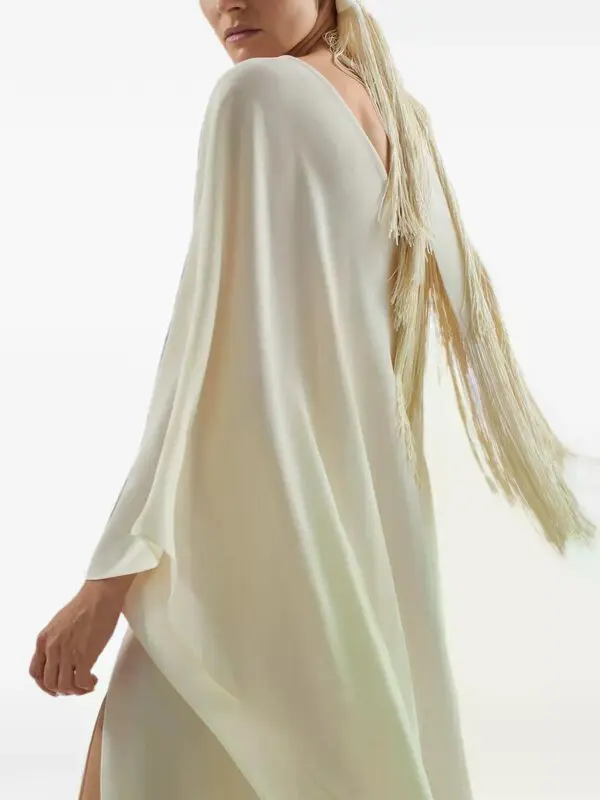 TALLER MARMO Bonny Fringed Headscarf - Neutrals