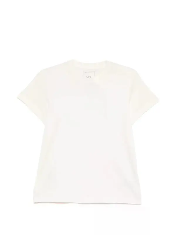 Y3 Logo Print T-shirt - Neutrals