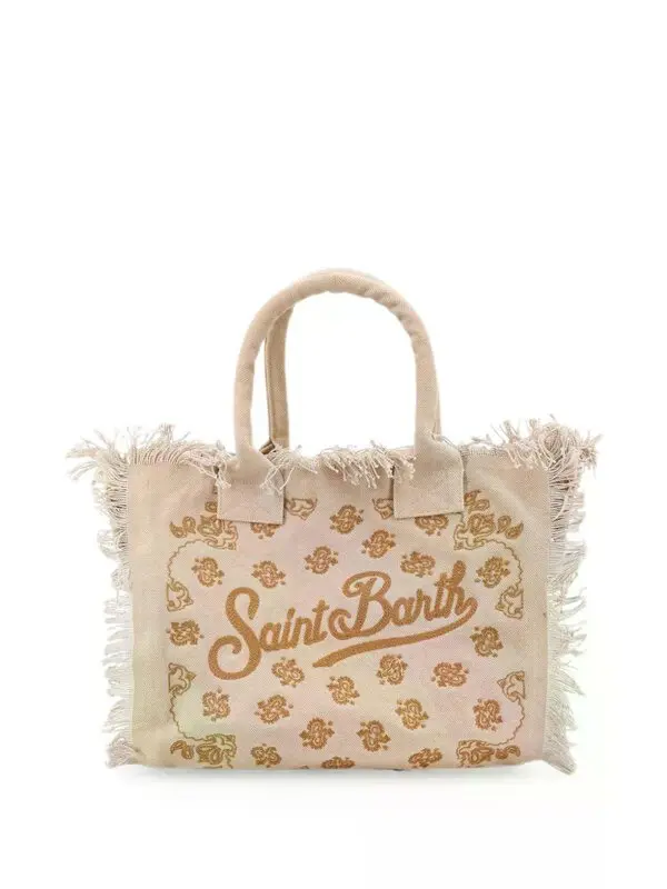 MC2 SAINT BARTH Vanity Fringed Tote Bag