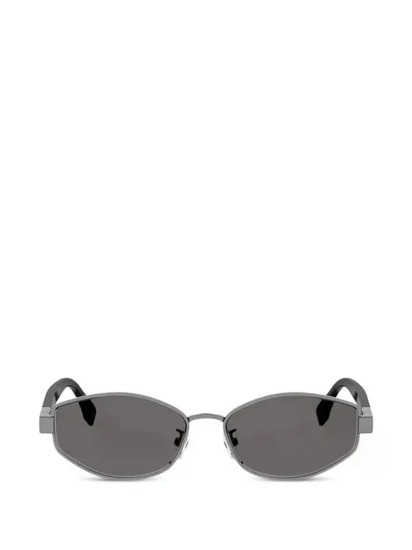 Fendi Geometric Frame Sunglasses - Grey