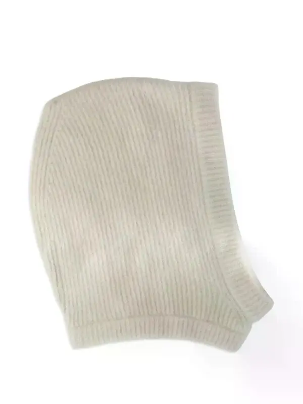 Rick Owens Ribbed-knit Balaclava Hat - Neutrals