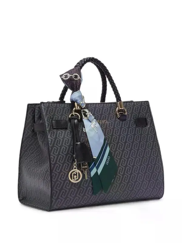 Liu Jo Medium Satchel Bag With Scarf Accent