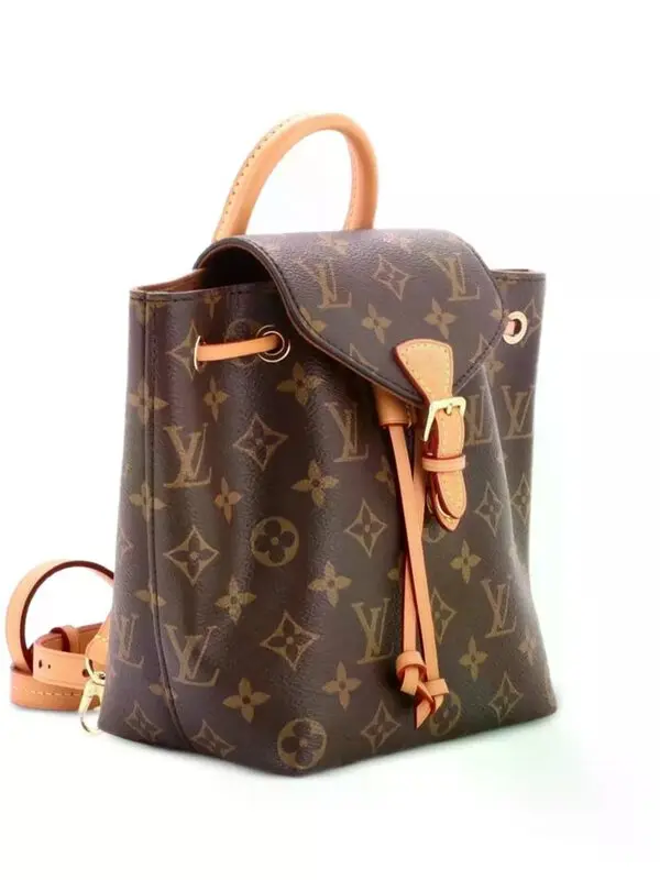 LOUIS VUITTON Montsouris Nm Monogram Canvas Bb Backpack - Brown