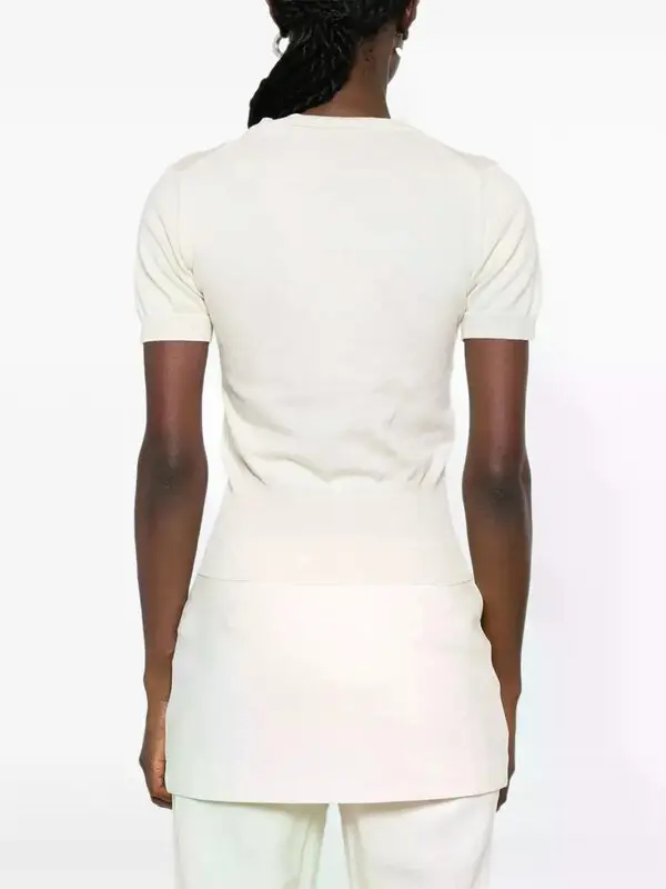 VIVIENNE WESTWOOD Orb-embroidered Short-sleeve Top
