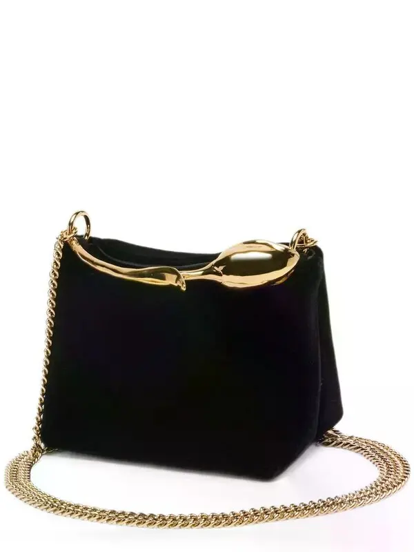 Erdem Mini Bloom Flower-handle Tote Bag - Black