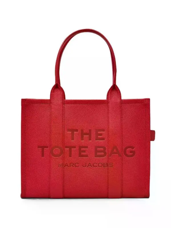 Marc Jacobs Leather Tote Bag - Red