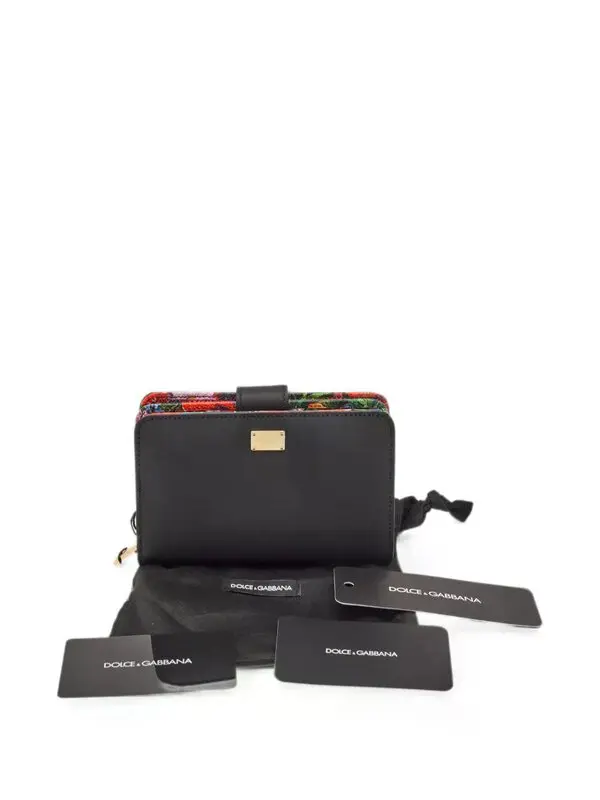Dolce & Gabbana French Zip-around Leather Wallet