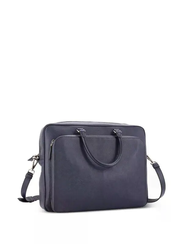 Prada Saffiano Leather Convertible Travel Briefcase