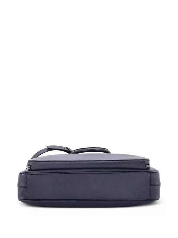 Prada Saffiano Leather Convertible Travel Briefcase