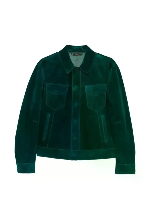 TOM FORD Suede Jacket - Green