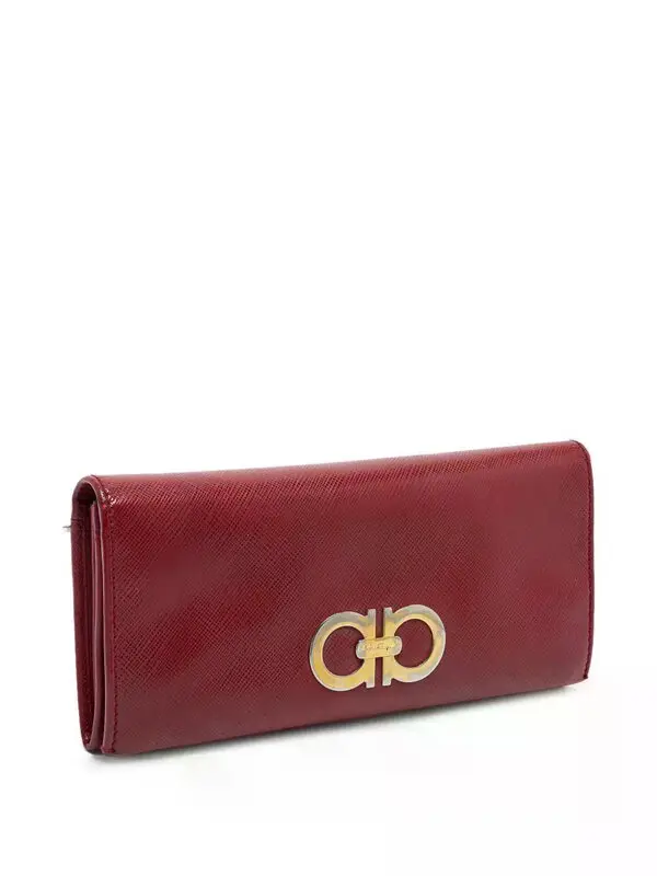 FERRAGAMO Double-gancio-plaque Continental Wallet