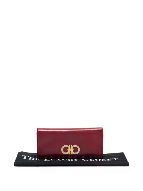 FERRAGAMO Double-gancio-plaque Continental Wallet