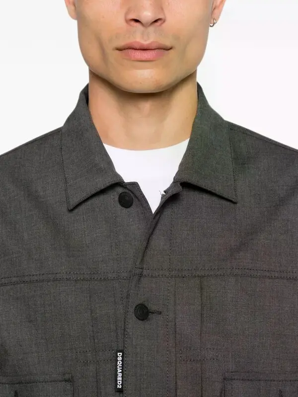Dsquared2 Button-up Pocket-detail Jacket