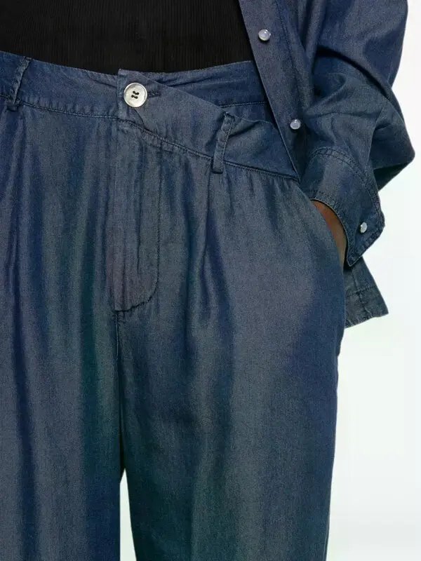 CLIPS Wide-leg Pleated Trousers