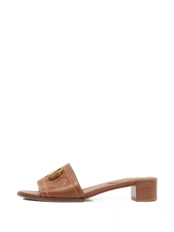 Carolina Herrera Magnolia Leather Heeled Sandals